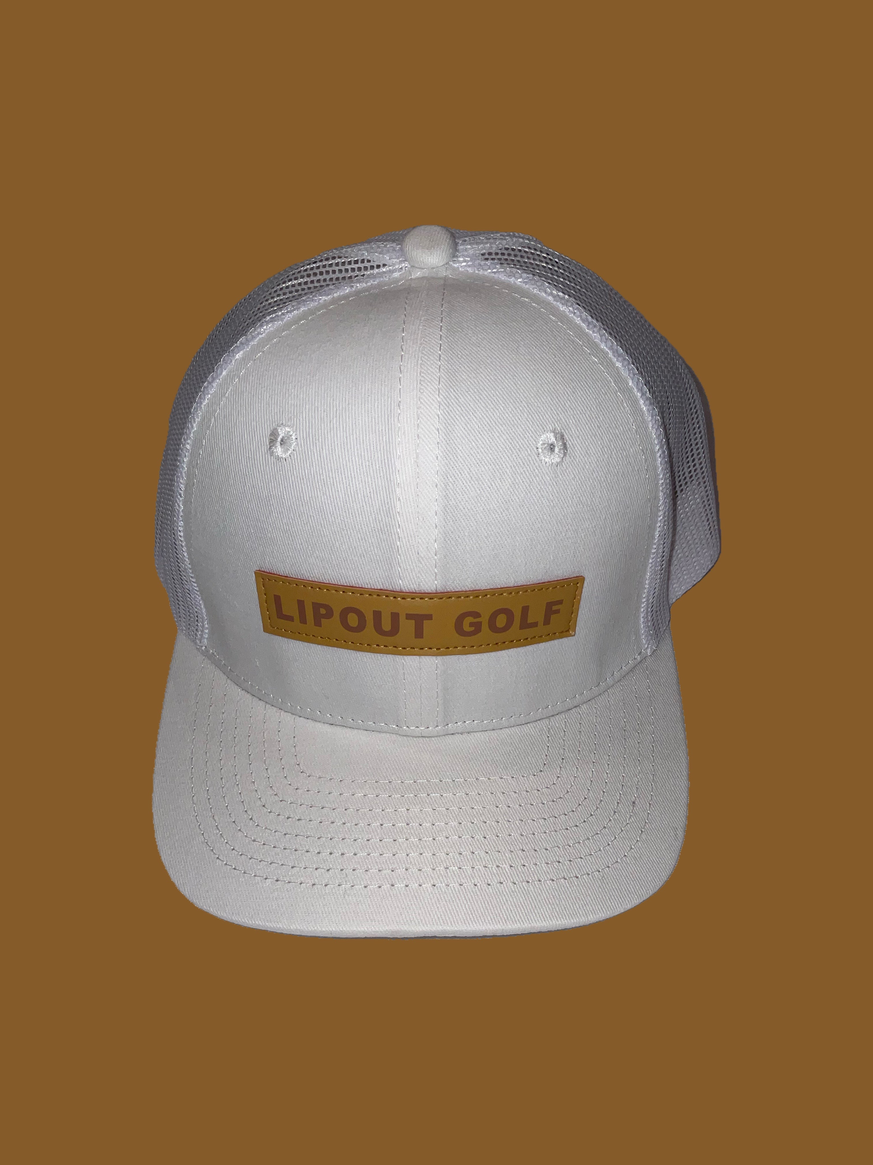 White Lipout Trucker Hat – Lipout Golf